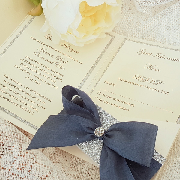 Wedding Invitation With Some Bling Diamond Wedding Invitation Bundle,