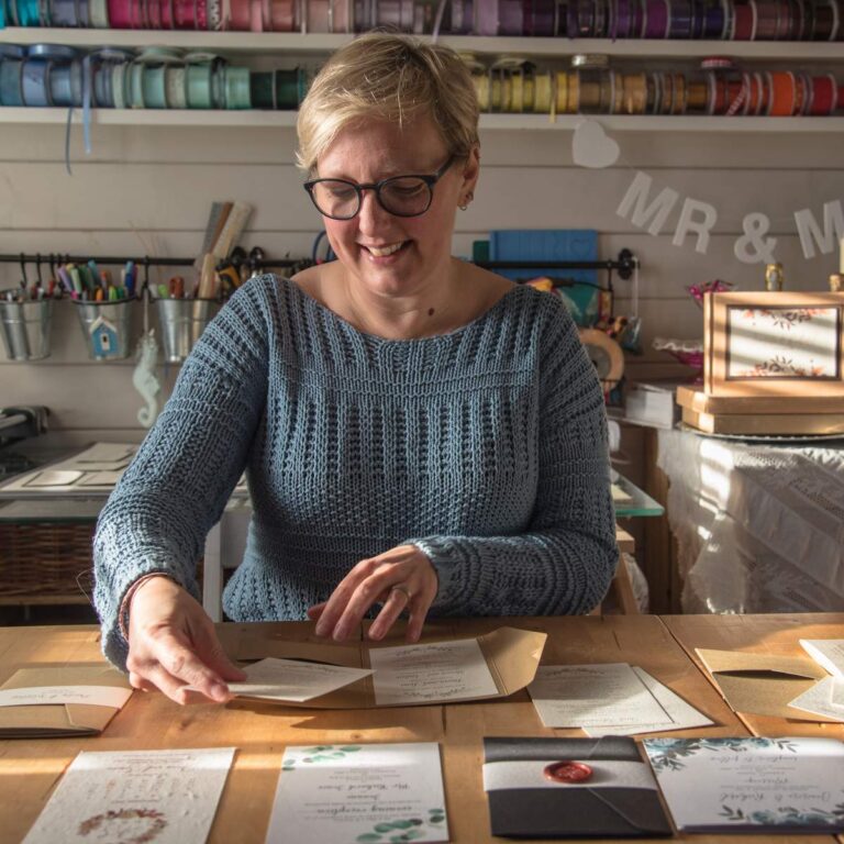 jo-in-the-studio-making-mock-ups - By Jo